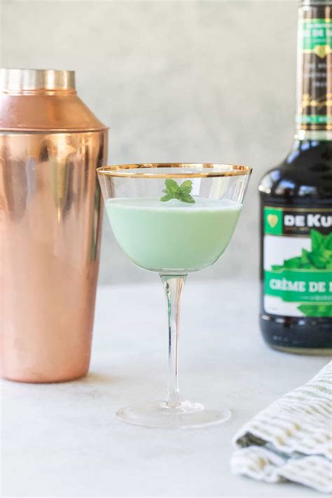 Grasshopper Cocktail Recipe Sugar And Charm