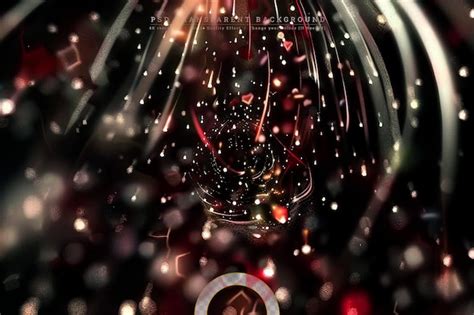 Premium Psd Abstract Waving Particle Technology Background