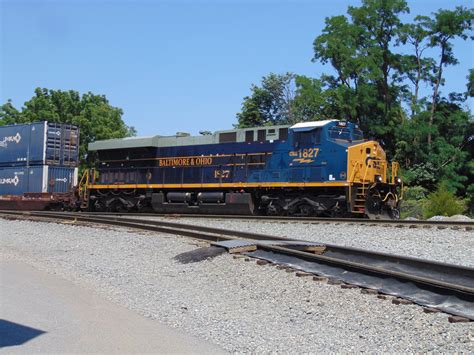 Csx 1827 The Bando Heritage Unit On Intermodal I016 In Hagerstown Md Im Not At All A Fan Of