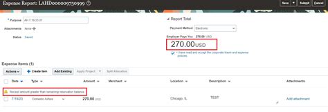 how to setup a bpm rule comparing the expense report amount and the