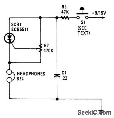 CODE PRACTICE OSCILLATOR Ⅲ Oscillator Circuit Signal Processing Circuit Diagram SeekIC
