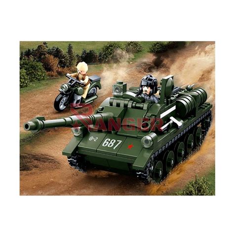 Comprar Tanque Leopard Sluban 224 Pcs Verde