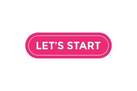 let s start button web banner templates vector illustration 16331213