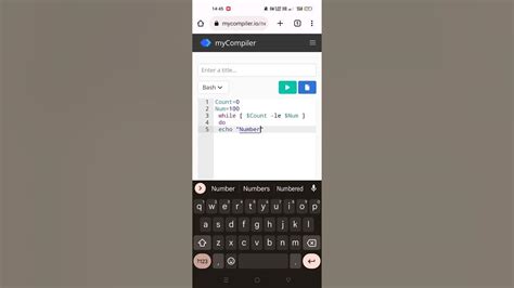 While Loop Bash Youtube