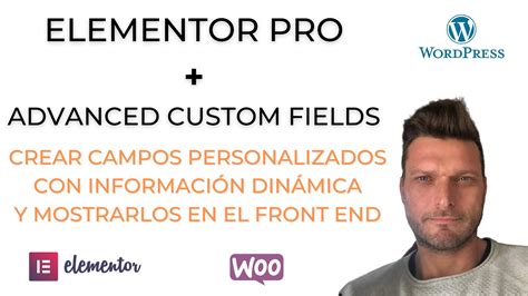 Elementor Pro Advanced Custom Fields Woocommerce Youtube