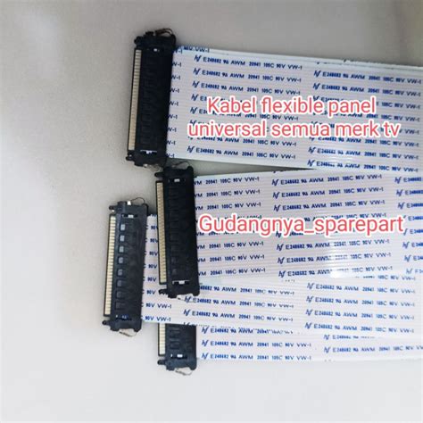 Jual Kabel Lvds Pin Kabel Bolak Balik Kabel Flexible Panel Cable Fleksi Panel Kabel Flexsi