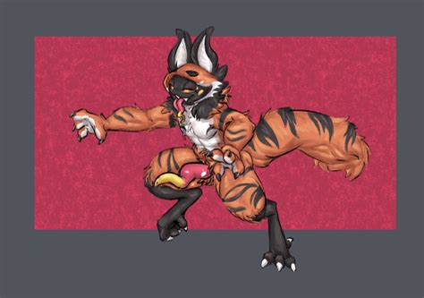 Rule 34 4 Fingers Anthro Bedroom Eyes Bodily Fluids Creeping Drooling Electro Tiger Felid