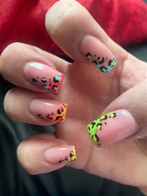 Summer Nails Leopard Print Nails Nail Art Nail Designs