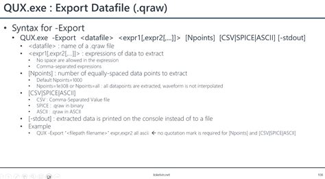 Automatically Export Data To Csv Qspice Qorvo Tech Forum
