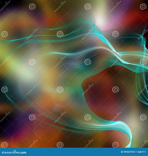 abstract line curve on abstract background stock illustration