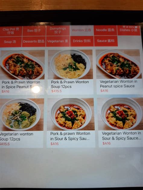 Menu At Juicy Bao Bao Restaurant Perth