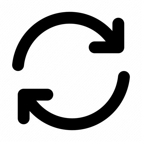 refresh arrows loading sync rotate reload update icon download