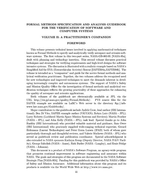 formal methods at nasa pdf first order logic formal methods
