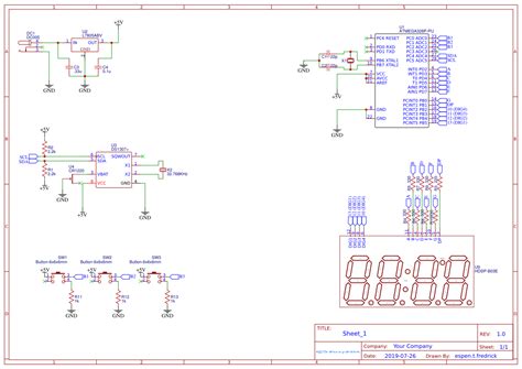 Arduino Clock OSHWLab