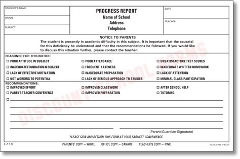 Progress Report Babe Forms