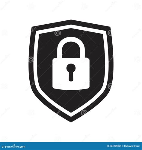 Shield Security With Lock Symbol Protection Safety Password Security