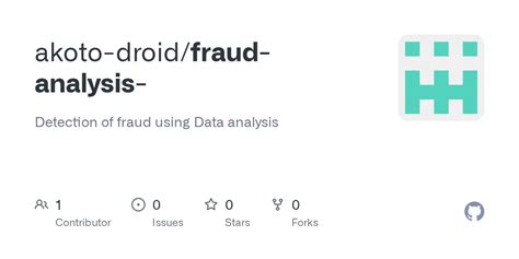 Github Akoto Droidfraud Analysis Detection Of Fraud Using Data