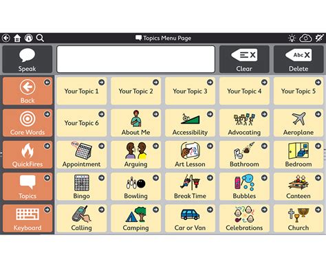 Td Snap Core First Page Set Tobii Dynavox Us