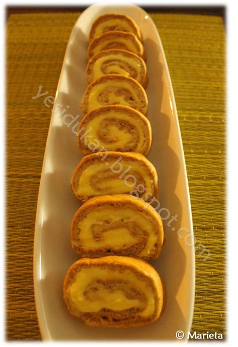 Yes I Du Kan Brazo De Gitano Con Lemon Curd Dukan