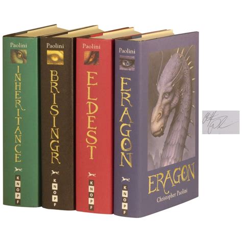 Inheritance Cycle Eragon Eldest Brisingr Inheritance Christopher Paolini First Edition