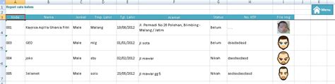 tghfox macroexcel input edit hapus dan menampilkan laporan data