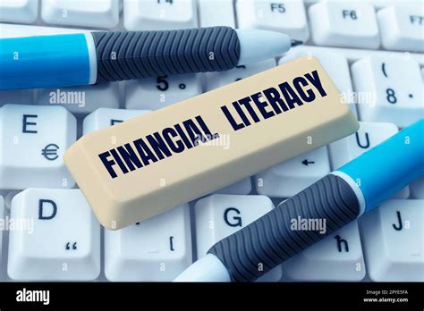 Conceptual Display Financial Literacy Word Written On Understand And