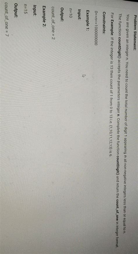 Problem Statement You Are Given An Integer N StudyX