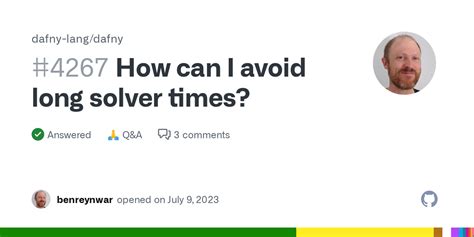 how can i avoid long solver times · dafny lang dafny · discussion