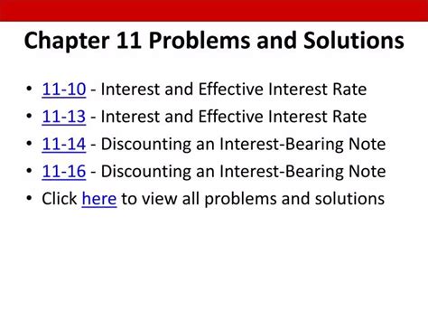 PPT Chapter Problems And Solutions PowerPoint Presentation Free Download ID