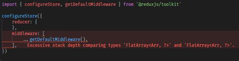Excessive Stack Depth Comparing Types Flatarray And Flatarray