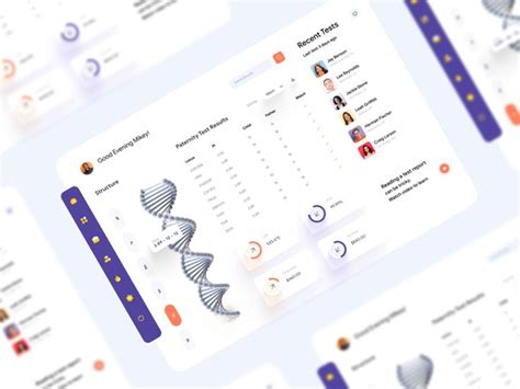 Dna Report Lab Dashboard Ui Concept Freebie For Figma And Xd By Ar Shakir On Dribbble