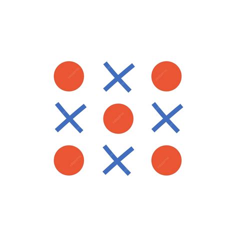 Premium Vector The Tictactoe Game Symbol Of Love Romance Design For Valentines Day