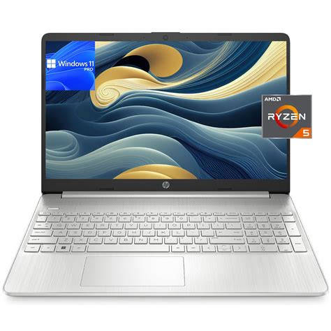 Hp Hd Business Laptop Windows Pro Amd Ryzen U Gb Ram Gb Ssd Silver