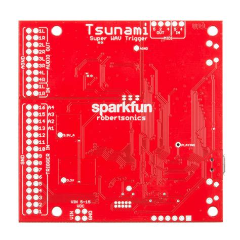 Sparkfun Tsunami Super Wav Trigger At Mg Super Labs India