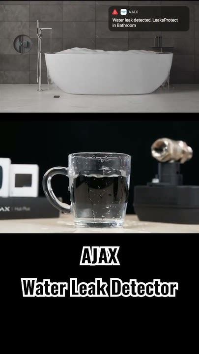 Water Leak Detector Ajax Leaksprotect Youtube