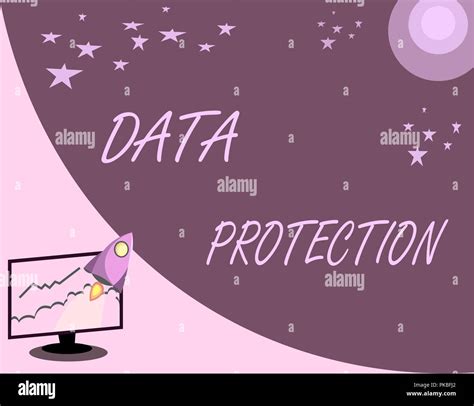 Handwriting Text Data Protection Concept Meaning Protect Ip Addresses