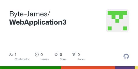 Github Byte Jameswebapplication3
