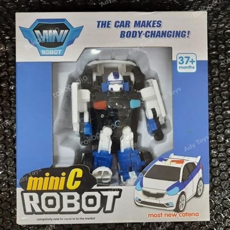 Jual Mini Tobot Mainan Tobot Transformers Jual Tobot Mini C Police Ajiminfujiatiberkah