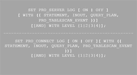 Improve Log Management With Openedge Sql Logging