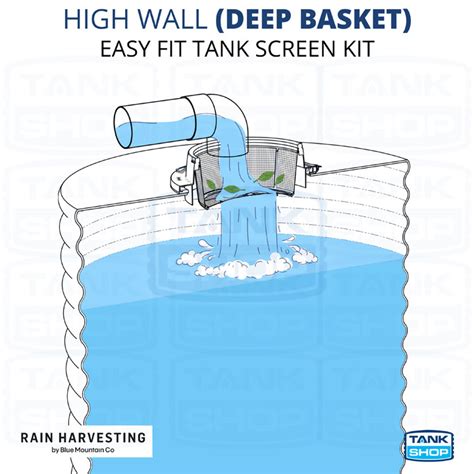 High Wall Deep Basket Easy Fit Tank Screen Kit Tsef16 Rain