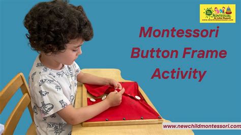 Montessori Button Frame Activity Presentation Purpose Control Of Error And Other Details