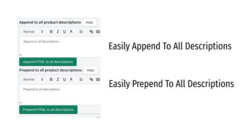 Ez Bulk Edit Descriptions Bulk Edit Product Description Shopify App