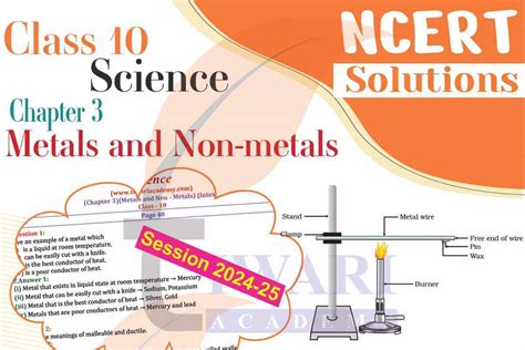 NCERT Solutions For Class Science Chapter Metals And Non Metals