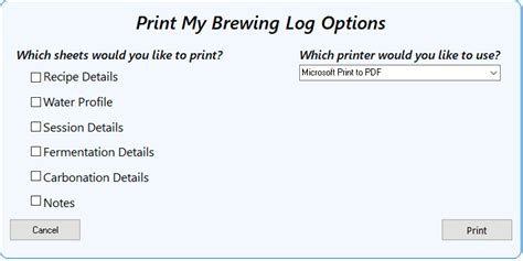 How To Use The My Brewing Log The Small Brew Companion