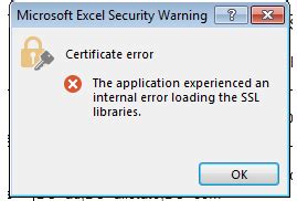 Html Microsoft Excel Security Warning Pop Up Stack Overflow