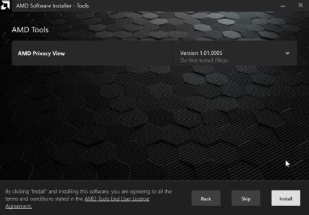 You Will Then Be Prompted If You Wish To Install The Privacy View Tool This Is Optional So You
