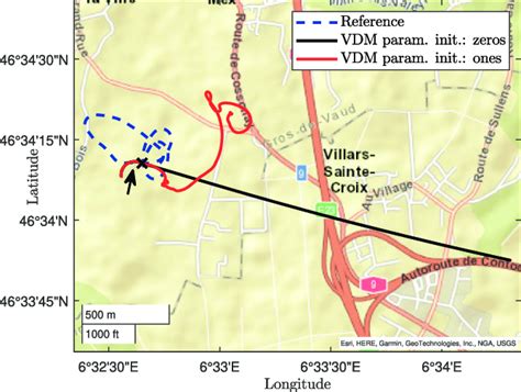 A 2 Min Gnss Outage After 4 Min With Intentionally Wrong Initial Vdm