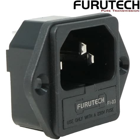 Fi 03r Furutech Fi 03 Rhodium Plated Iec Inlet Socket With Fuseholder Screw Fit Fi 03r Furutech Fi 03 Rhodium Plated Iec Inlet Socket With Fuseholder Screw Fit
