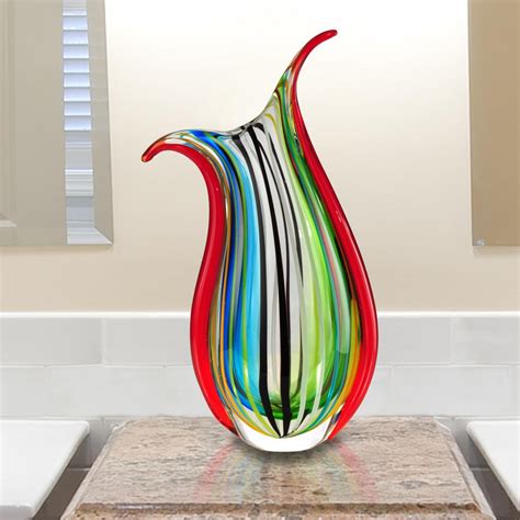 Art Glass Large Vase At Jo Mendes Blog