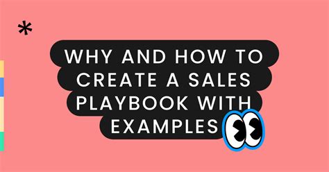 why and how to create a sales playbook with examples momencio